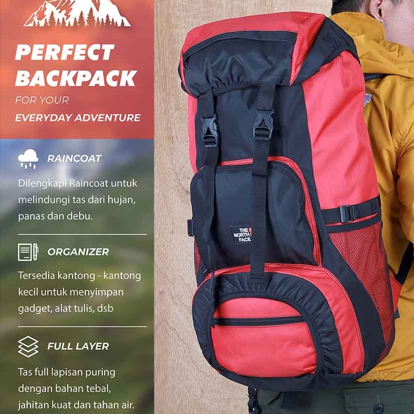 Jual Tas Ransel Gunung Camping Survival Hiking Tas Carrier Carier Gunung 60L 60 Liter Tas ...