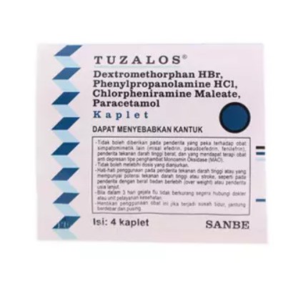 Jual TUZALOS 4 KAPLET (PER STRIP) | Shopee Indonesia