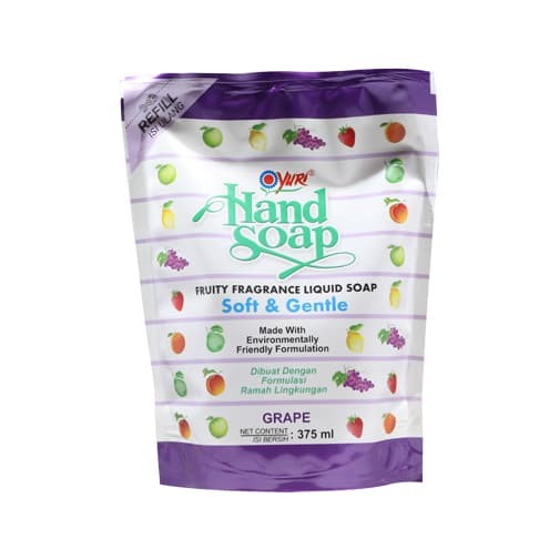 Jual YURI HAND SOAP GRAPE 375ML | Shopee Indonesia