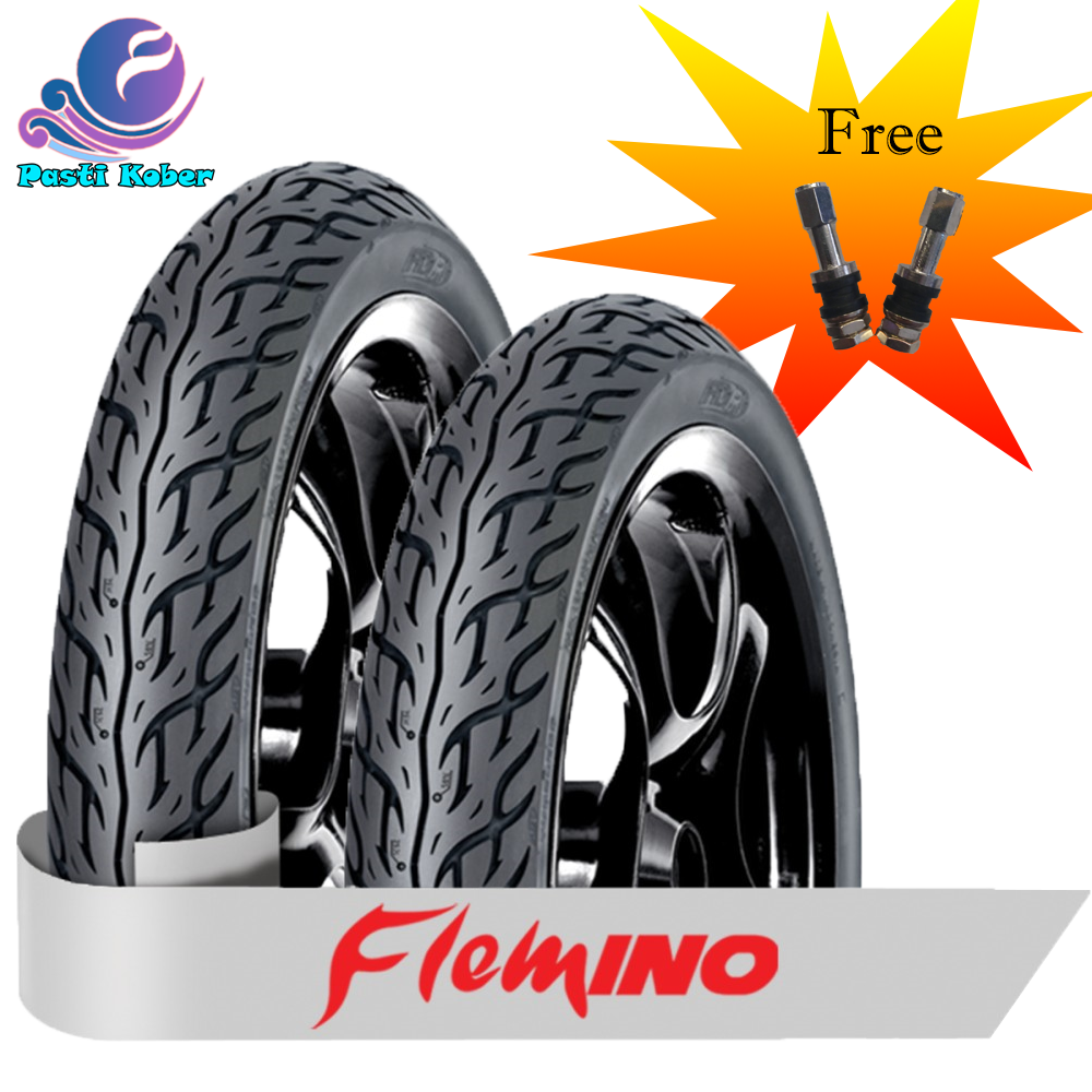 Jual Paket Ban FDR Matic Flemino Tubeless Free Pentil 90/90-14 & 100/90 ...
