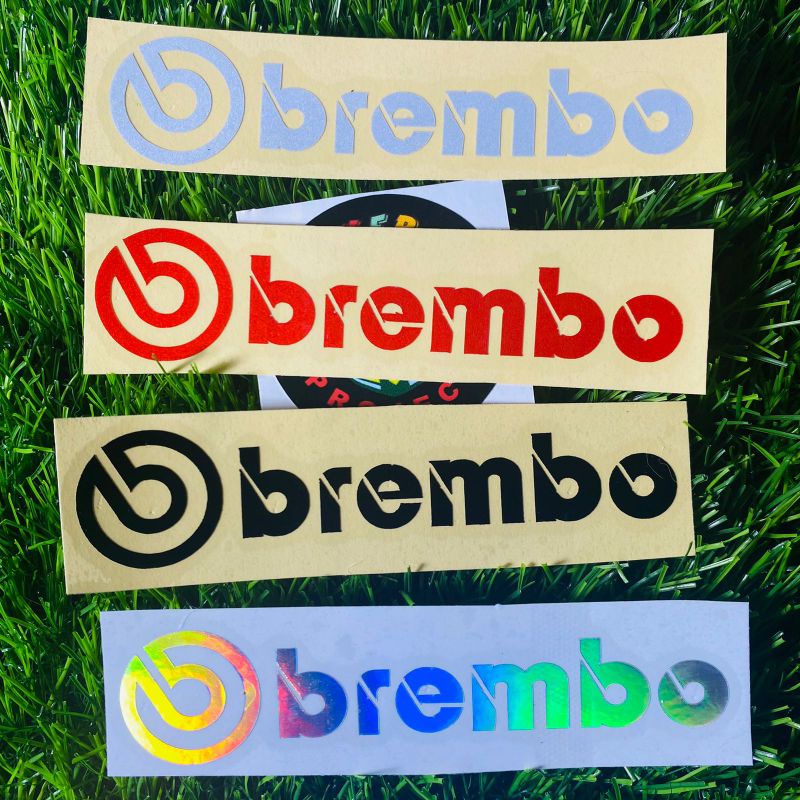 Jual Stiker brembo sticker cuting pengereman BREMBOO 1PCS variasi motor ...