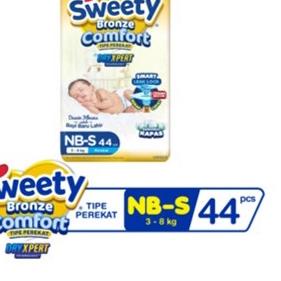 Jual Sweety bronze dryxpert Comfort tipe perekat NB-S44 M40 tape popok ...