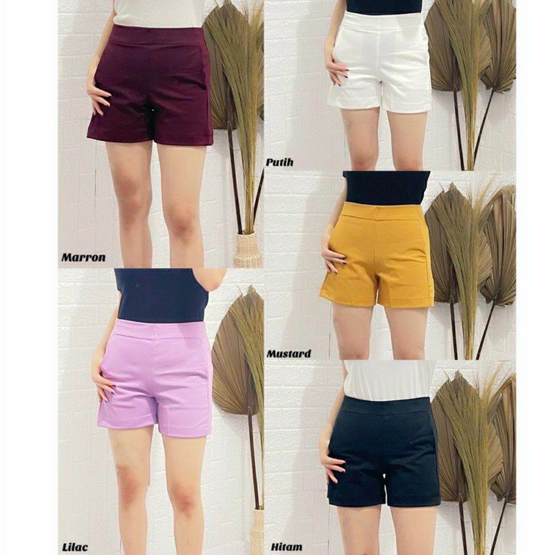 Jual CELANA PENDEK WANITA/HOTPANT WANITA KODE 1744/CELANA WANITA/ BAHAN PARAGON REAL PIC ...