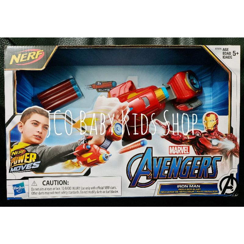 Jual Nerf Nerf Marvel Avengers Iron Man Repulsor Blast Power Moves ...