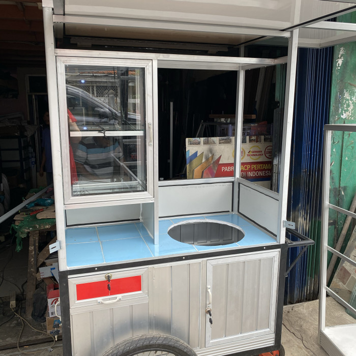 Jual Gerobak cilok,gerobak serbaguna,gerobak gorengan | Shopee Indonesia