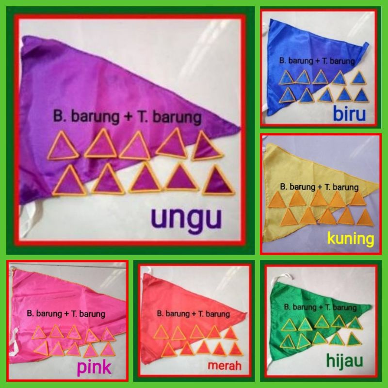 Jual Bendera barung siaga pramuka lengkap | Shopee Indonesia