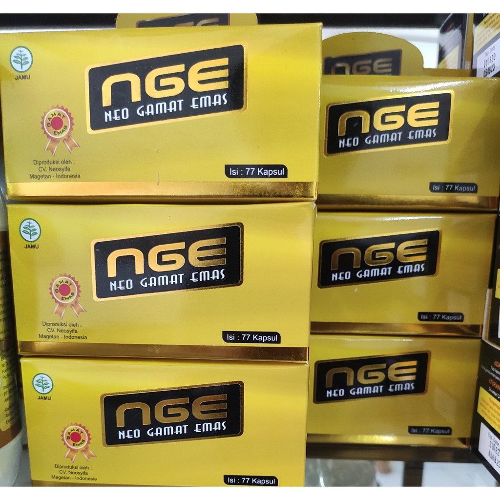 Jual NGE Neo Gamat Emas Jelly Gamat Kapsul Gamat NGE Gamat Gold ...