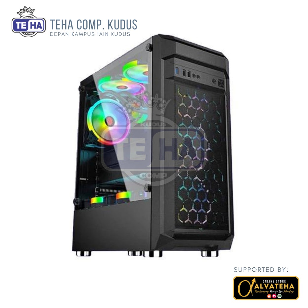 Jual Casing PC Gaming Tanpa Power Supply Simbadda BG13 - Casing CPU ...