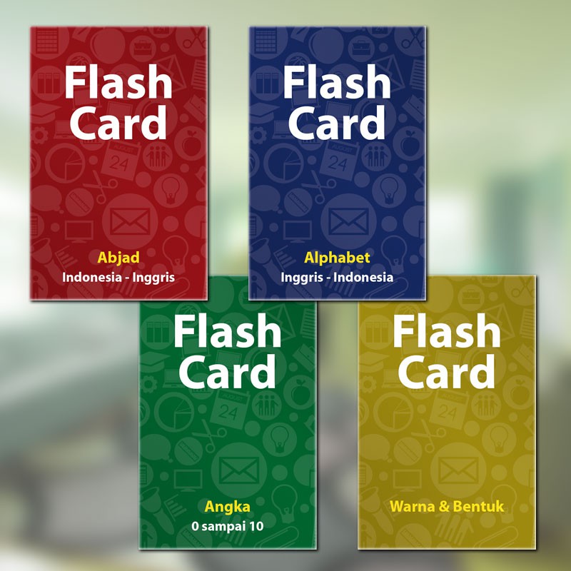 Jual FLASH CARD ABJAD, ANGKA, WARNA UNTUK BALITA (KARTU BELAJAR ...