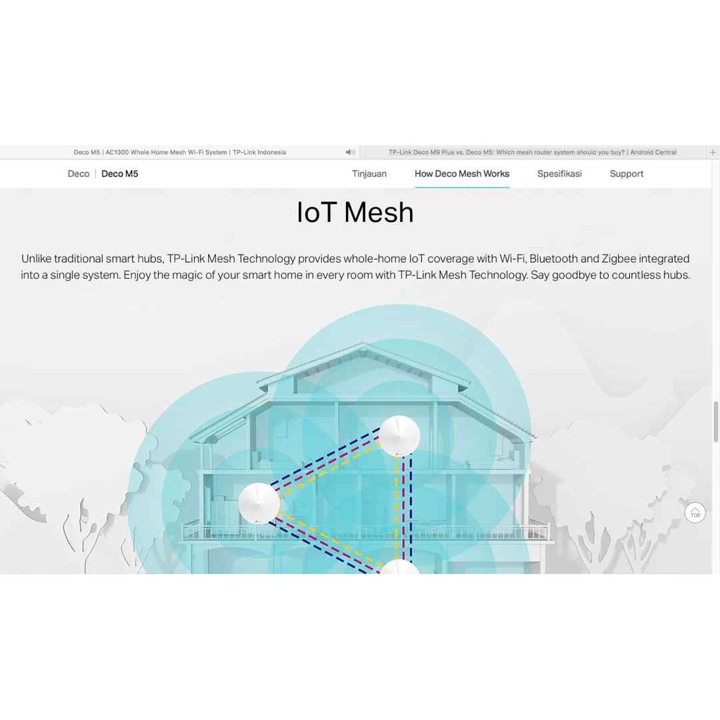Jual TP-Link IoT Mesh Deco M5 (1-pack) (US) | Shopee Indonesia