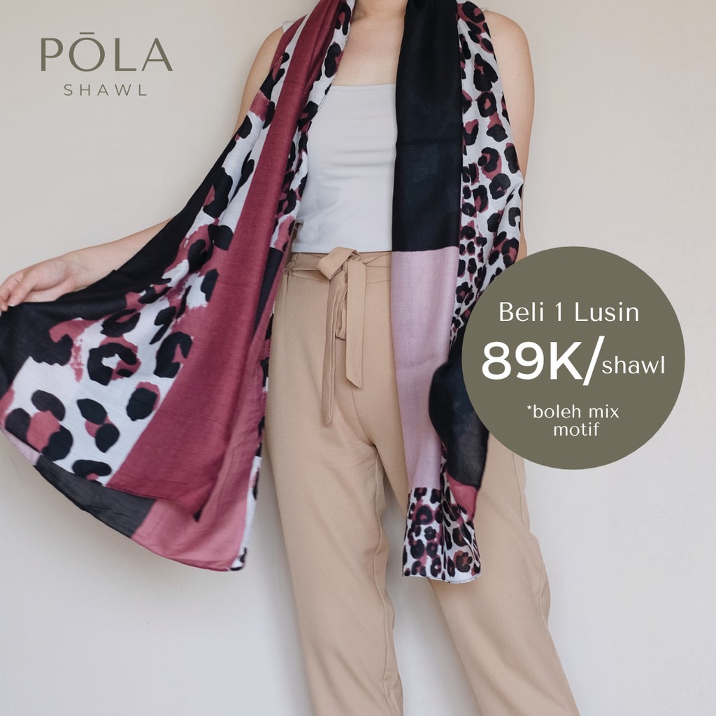 Jual Ornella In Pink Shawl ( Selendang , Pashmina , Shawl , Scarf ...