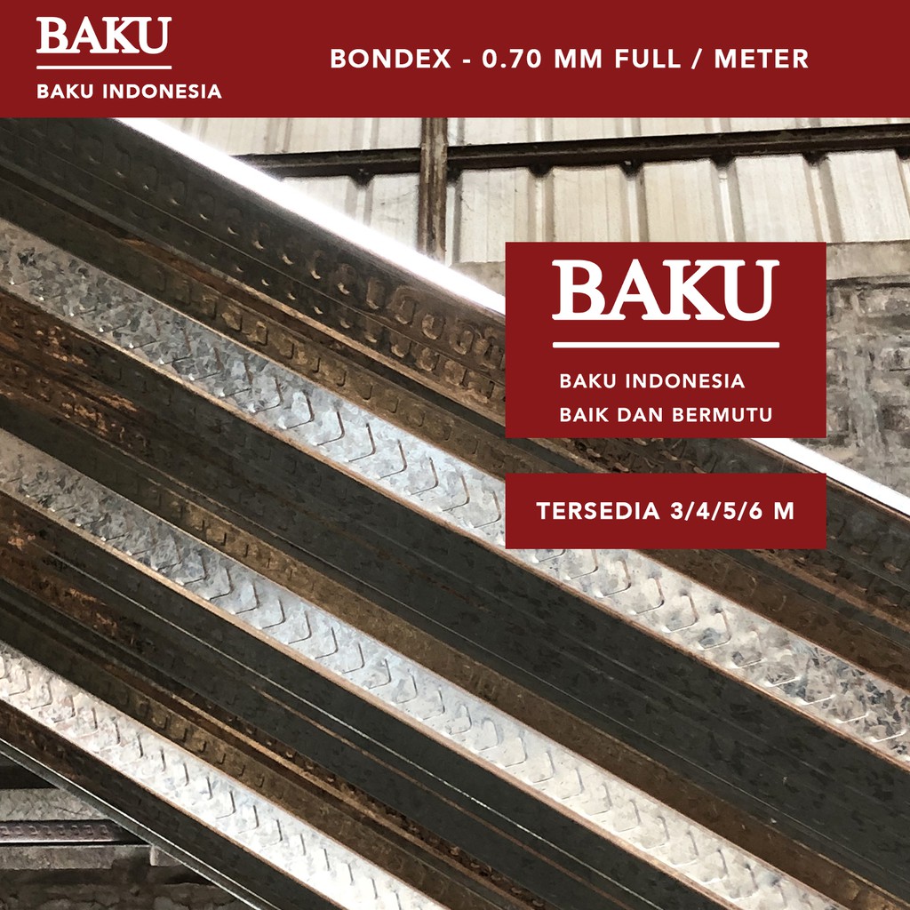 Jual Bondex 0.70mm Full / Bondeck Bondek per meter | Shopee Indonesia