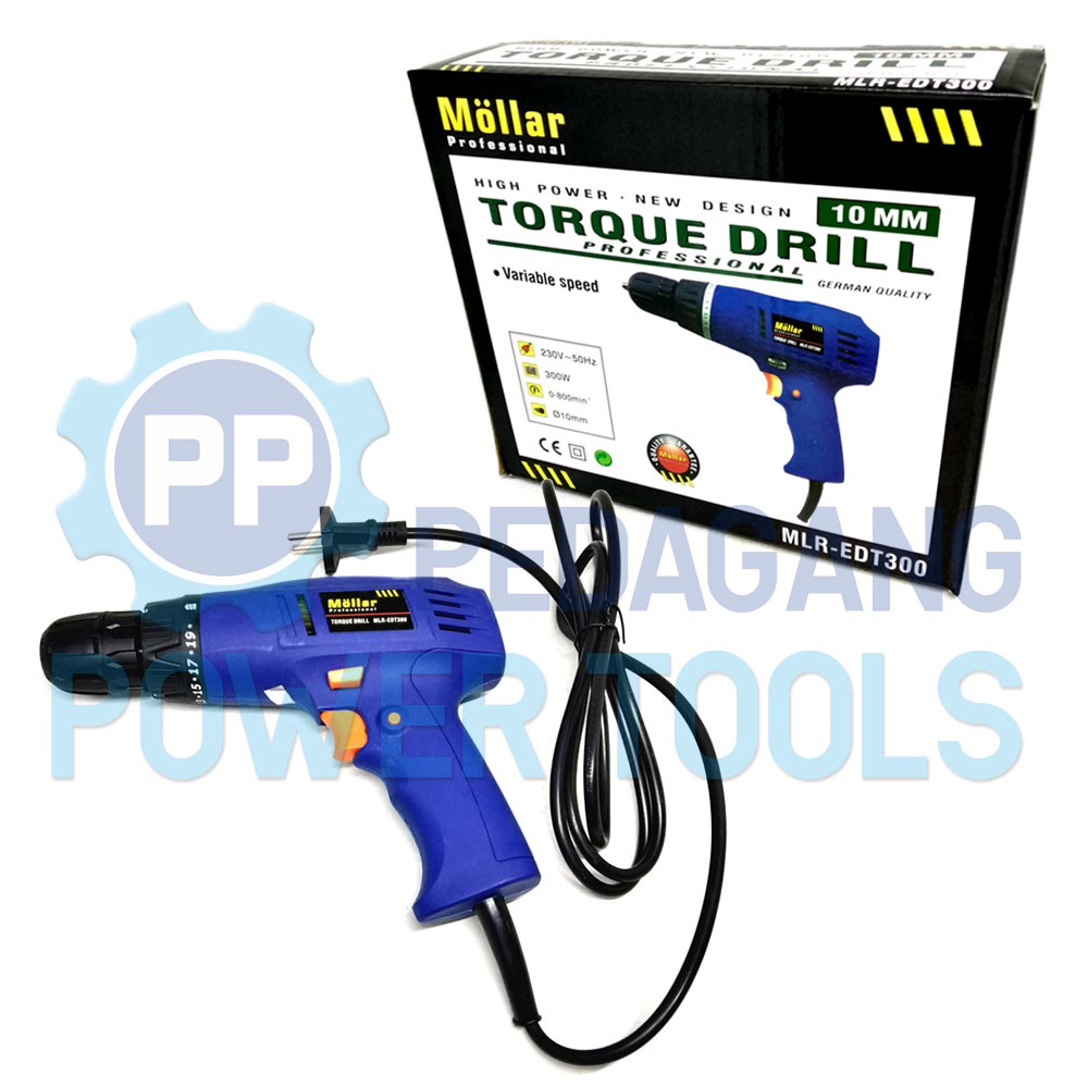 Jual MOLLAR MLR-EDT300 MESIN BOR LISTRIK OBENG TORSI - TORQUE DRILL ...