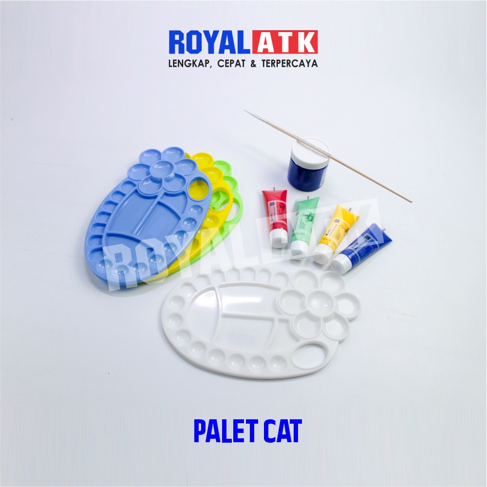 Jual Palet Tempat Alas Lukis Kecil Cat Air Akrilik Acrylic Poster Motif ...