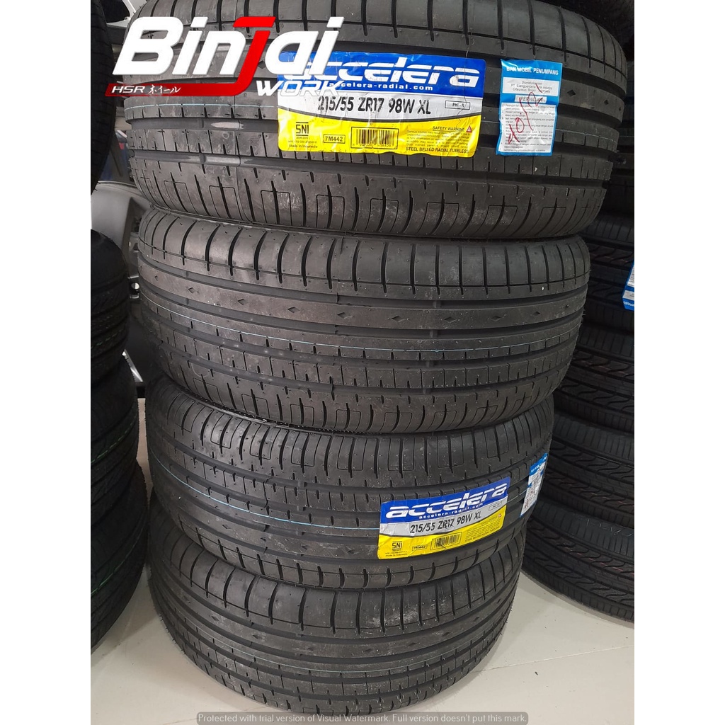Jual Ban Mobil Ring 17 Tubles Murah ACCELERA PHI-R 215 55 R17 - Senyap ...