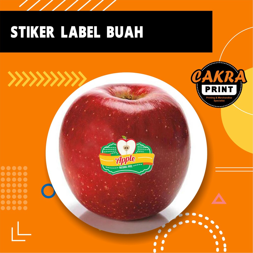 Jual Label Stiker Buah (Free Design) | Shopee Indonesia