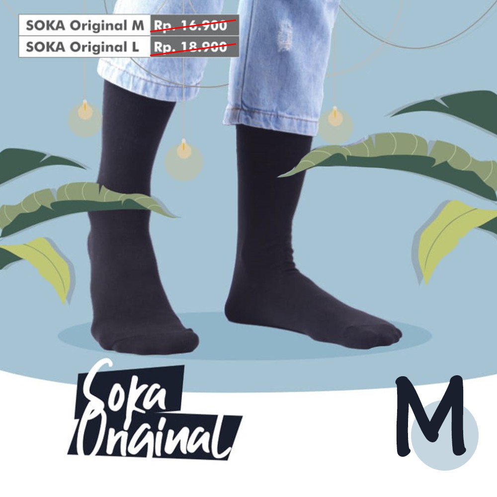 Jual Soka Original Polos M - Kaos Kaki Muslimah | Shopee Indonesia
