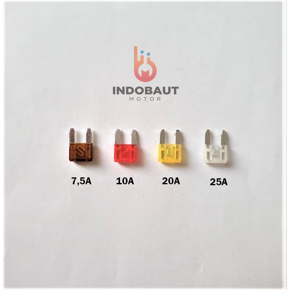 Jual Sekring Fuse Blade Tancap Mini Kecil 7,5A 10A 15A 20A 25A | Shopee Indonesia