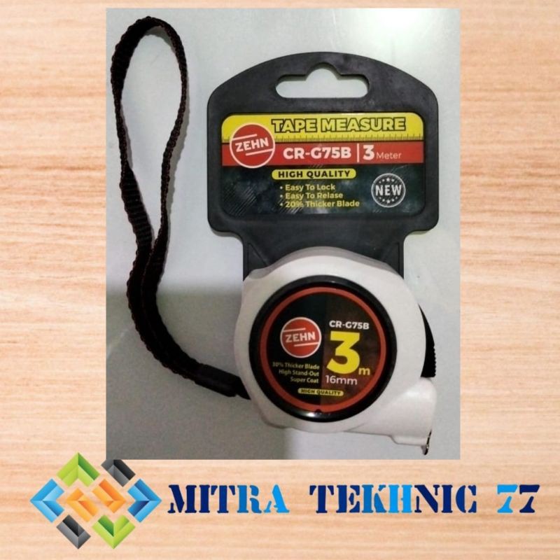 Jual Meteran/Measuring tape 3 meter Zehn | Shopee Indonesia