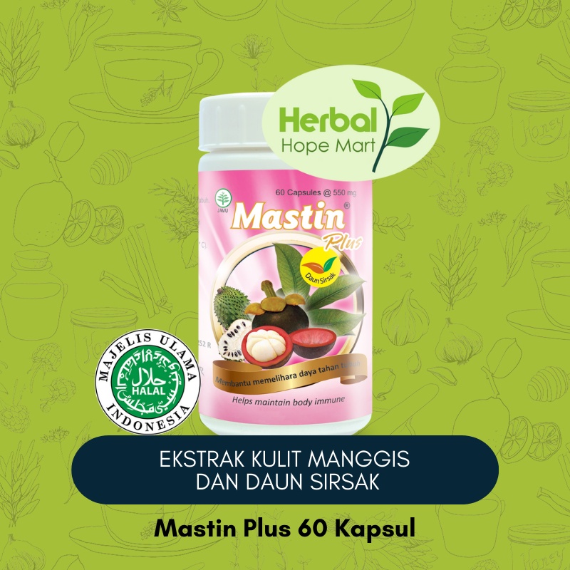 Jual Mastin Plus 60 Kapsul - Ekstrak Kulit Manggis Dan Daun Sirsak ...