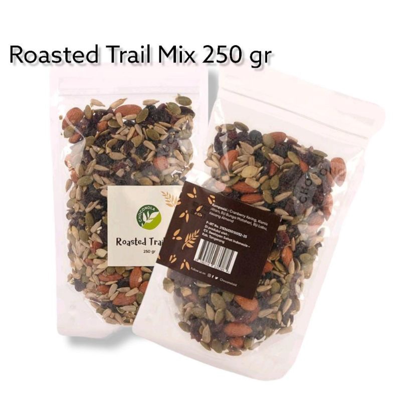 Jual Cemilan Roasted Trail Mix 250 gr | Shopee Indonesia