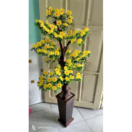 Jual TINGGI 140CM 11 KUNTUM X9 CABANG LENGKAP POT+ BEBATUAN SAKURA ...
