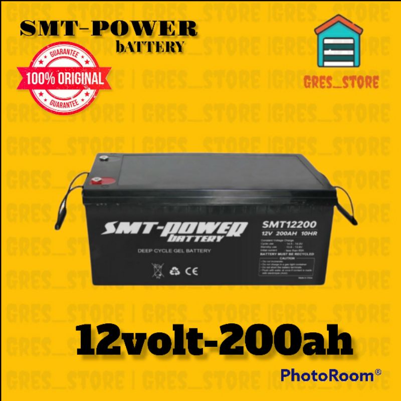 Jual aki kering VRLA Aki Kering Deep Cycle Aki Solar Panel 12V 200AH ...