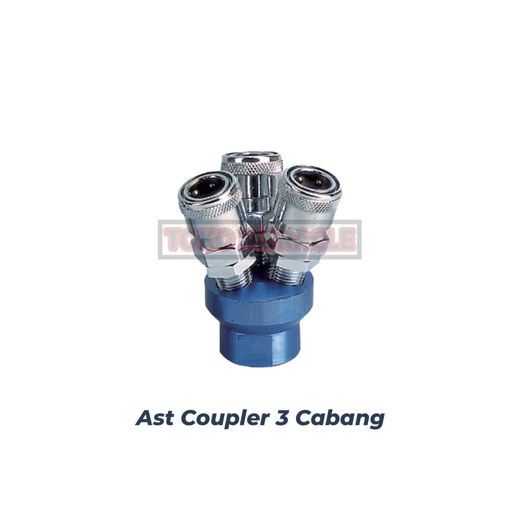 Jual AST Coupler 3 Cabang - Sambungan Selang Angin 3 ways | Shopee ...