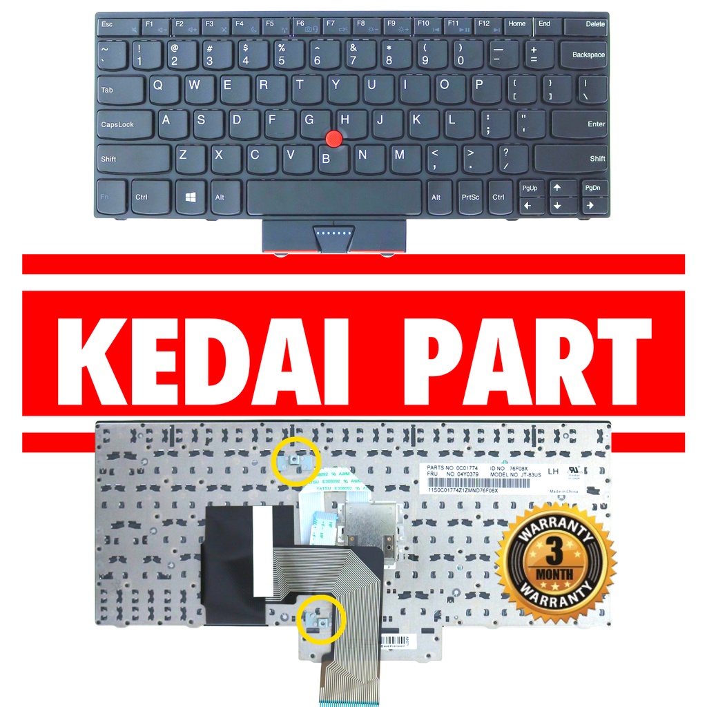 Jual KEYBOARD LENOVO E120 E125 E130 E135 E145 E220 S220 X121E X125 ...
