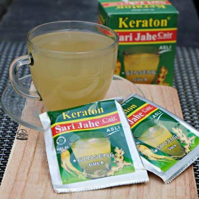 Jual Sari jahe keraton cair @1 pack 12 sachet | Shopee Indonesia