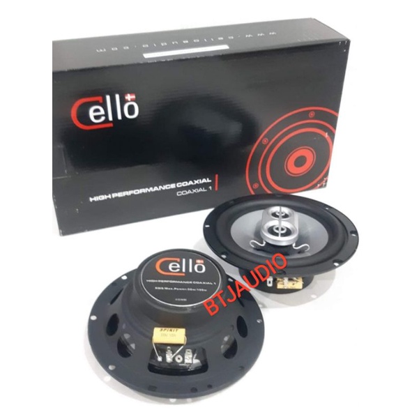 Jual SPEAKER MOBIL 3 WAY CELLO COAXIAL ONE ( ORIGINAL RESMI CELLO ...