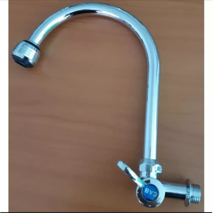 Jual Kran Angsa CAB Engkol Stainless Kran Air Sambungan Keran Air ...