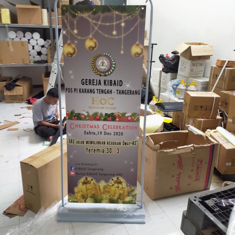 Jual Doorframe Standing Banner, Stand Banner Besi Indoor Outdoor, Frame ...