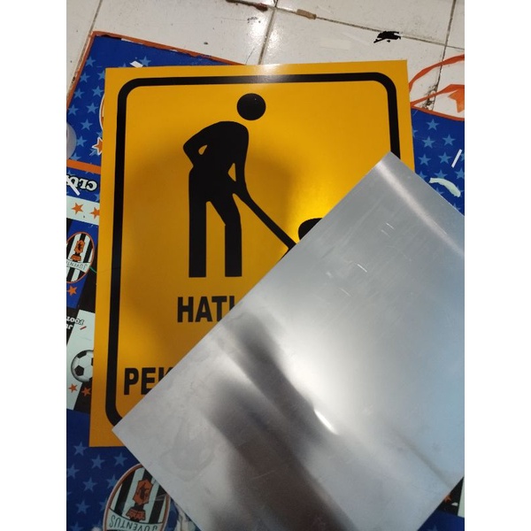 Jual PLAT RAMBU HATI-HATI ADA PROYEK PEKERJAAN ukuran 40×60cm | Shopee ...