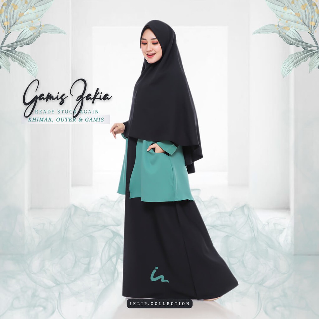 Jual Flash Sale Gamis Zakia Gamis + Outer "tanpa Khimar" | Shopee Indonesia