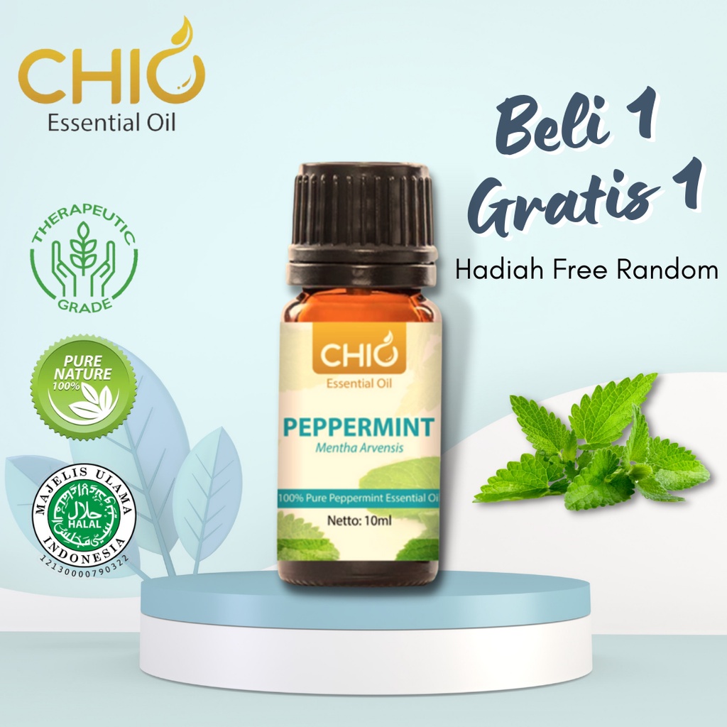 Jual BUY 1 GET 1 CHIO PEPPERMINT ESENSIAL OIL | Shopee Indonesia