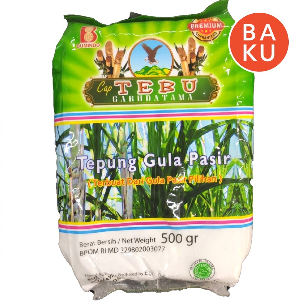 Jual TEPUNG GULA HALUS 500GR CAP TEBU GARUDATAMA / POWDERED SUGAR ...