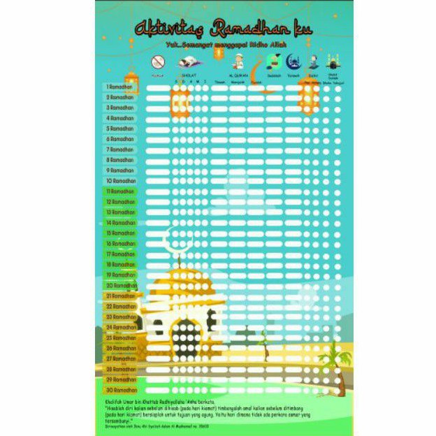 Jual MUTABAAH YAUMIYAH RAMADHAN wipe and clean | Shopee Indonesia