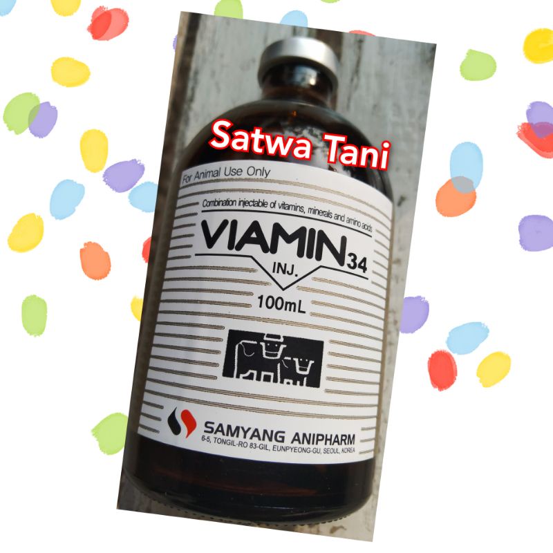 Jual Viamin 34 (vitamin, mineral dan asam amino lengkap) | Shopee Indonesia