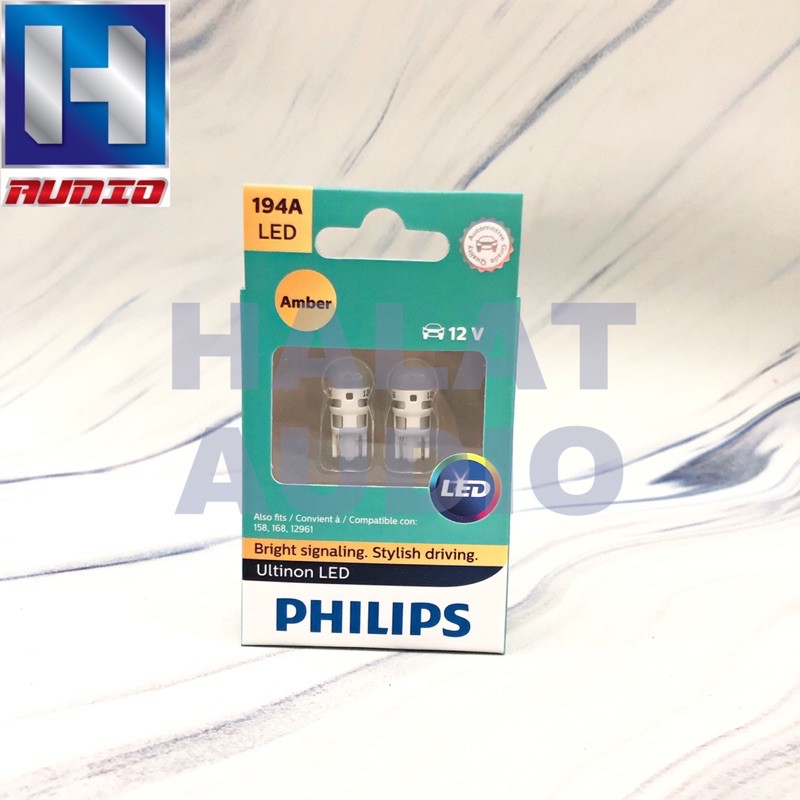 Jual Philips LED T10 WY5W Amber - Lampu Senja / Sein Fender / Signaling ...