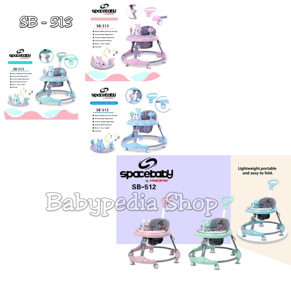 Jual SPACE BABY Baby Walker SB-316/SB-511/SB-512 /SB-513 Alat Bantu ...