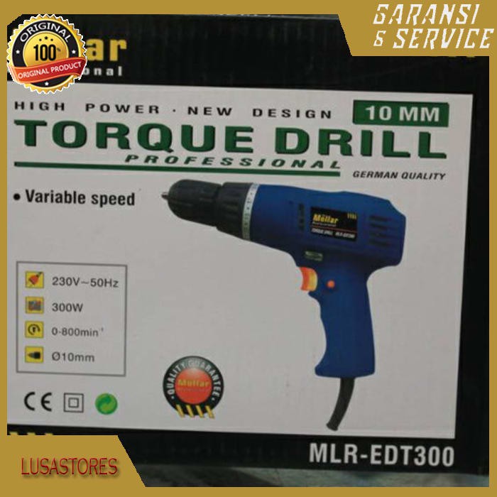 Jual MESIN BOR TORSI / TORQUE DRILL 10 MM MOLLAR | Shopee Indonesia