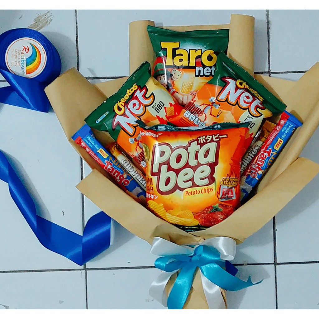 Jual Buket bunga, Buket jajan, Buket Snack, Buket DIY, Buket Jajan ...