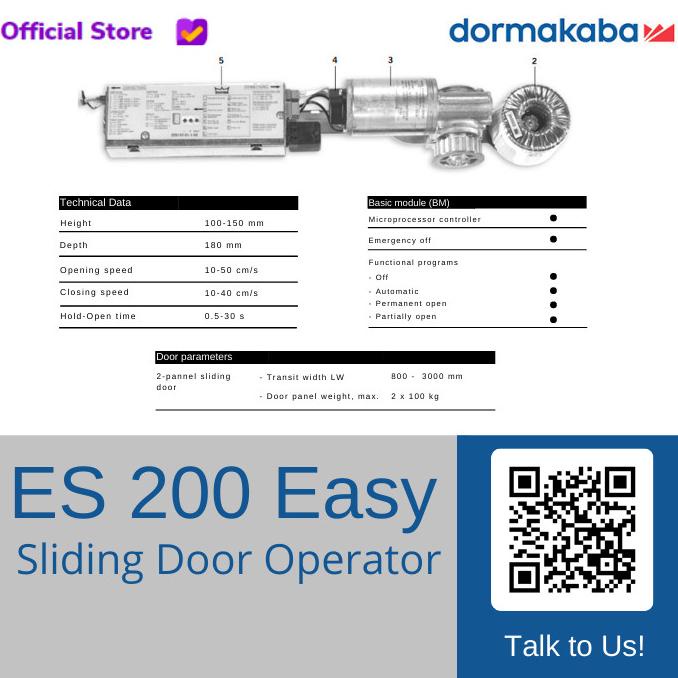 Jual Dorma Es200 Easy Sliding Door Dormakaba Automatic Operator | Shopee Indonesia