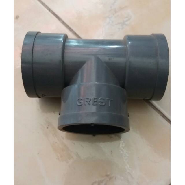 Jual Tee T 4" inch GREST SOCKET TEE T Fitting Pvc Sambungan Pipa Pvc ...