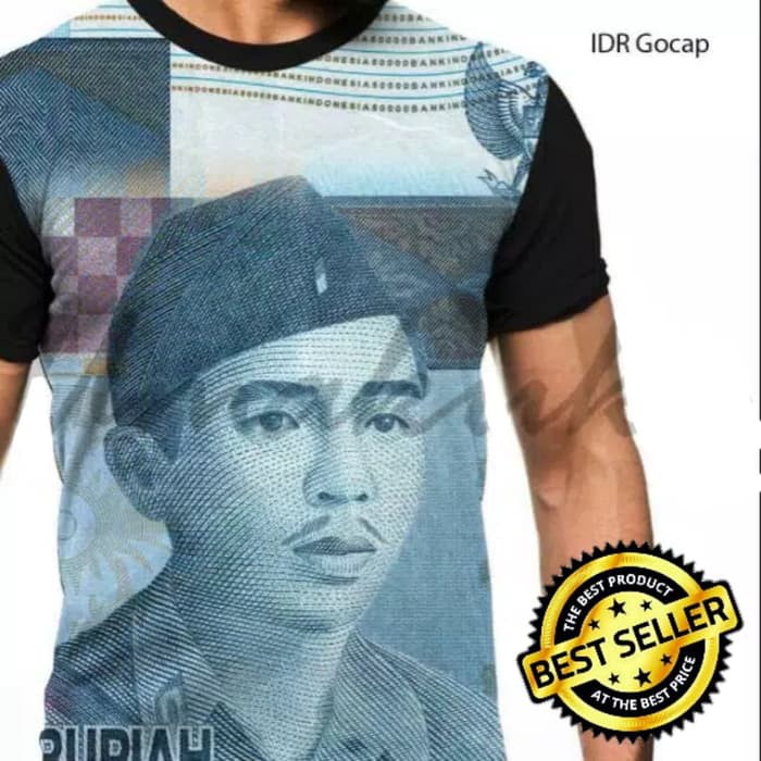 Jual Kaos Duit Gocap Baju Gambar Uang 50 Ribu Printing | Shopee Indonesia