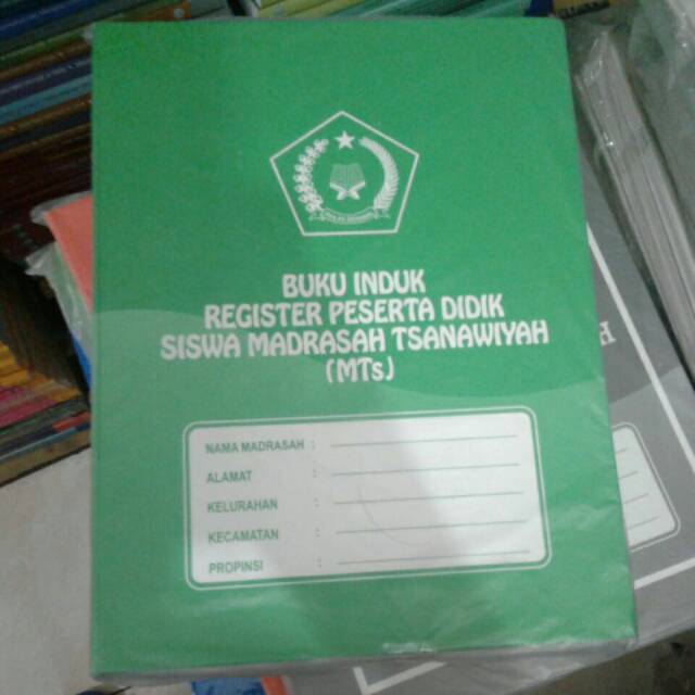 Jual Buku induk registrasi peserta didik siswa (MTS) | Shopee Indonesia