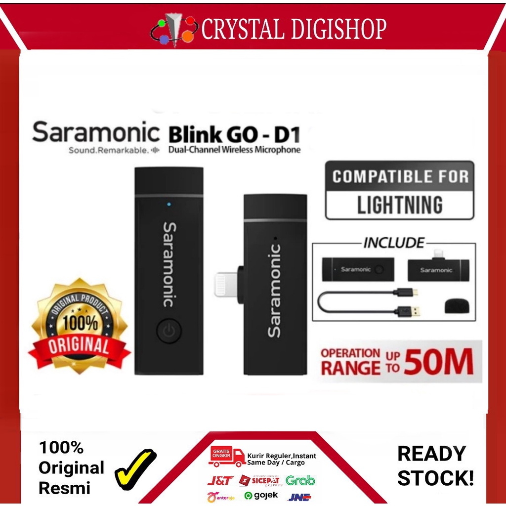 Jual Saramonic Blink GO - D1 Kit Wireless Microphone For iPhone IOS ...