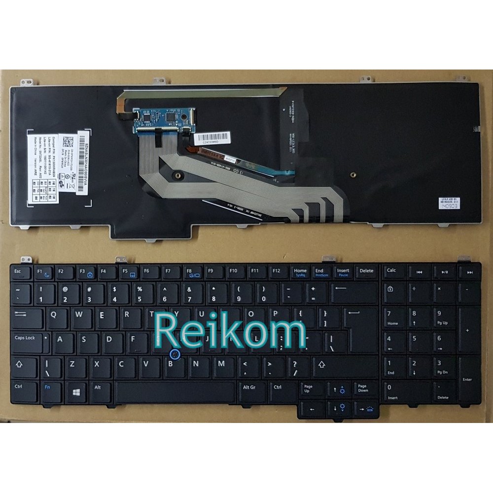Jual Keyboard Laptop Notebook Dell Latitude E5540 numerik lampu backlit ...