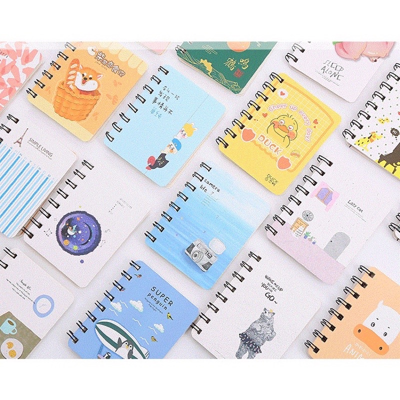 Jual Sticky Notes / Sticker / Buku Memo Spiral A7 Kecil 80 Lembar ...